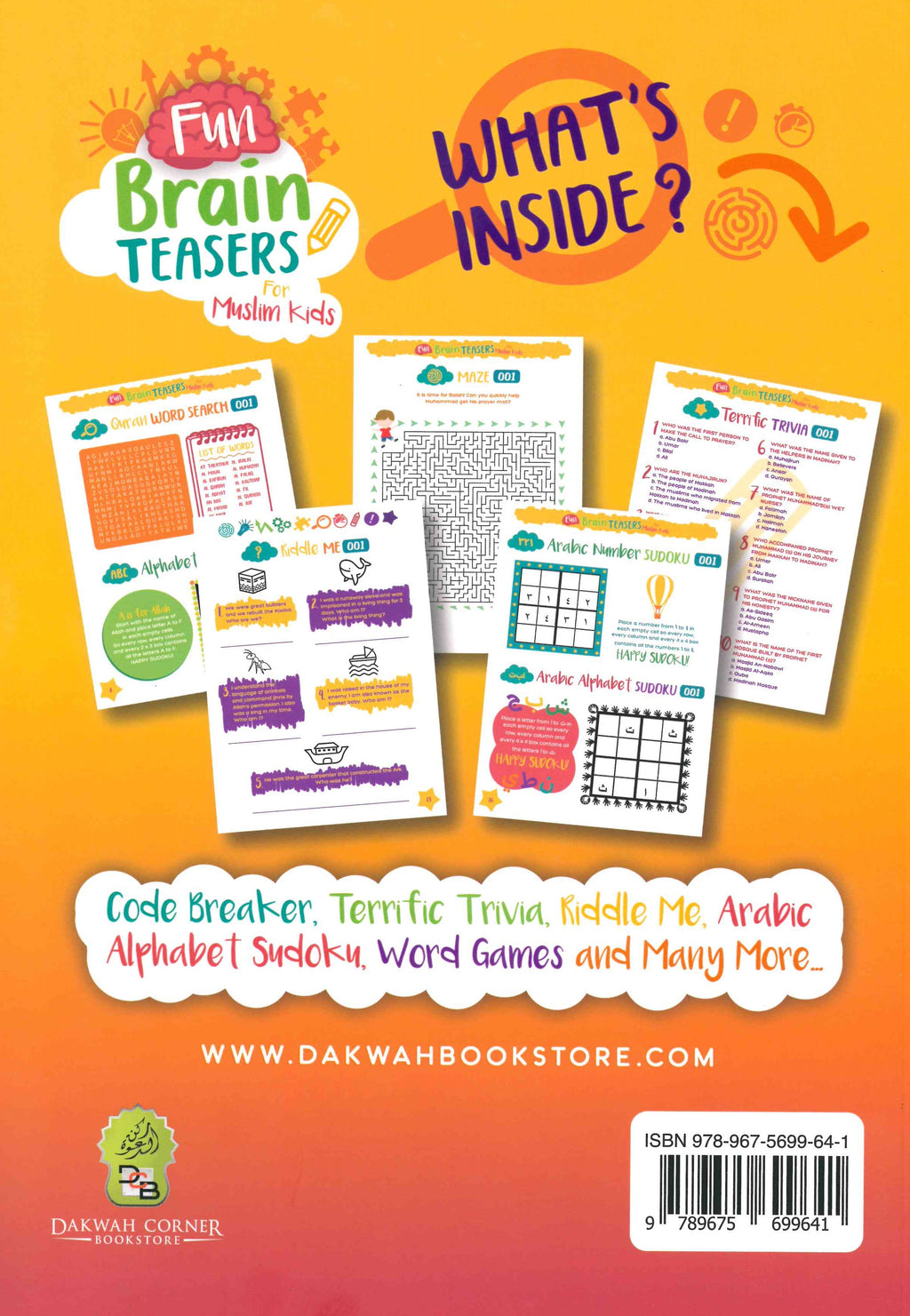 Fun Brain Teasers For Muslim Kids by Fawziyyah Emiabata – Al-Hidaayah ...